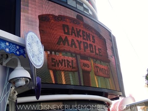 Disney Cruise Frozen Oaken's Maypole Swirl and Twirl on the Wonder ...