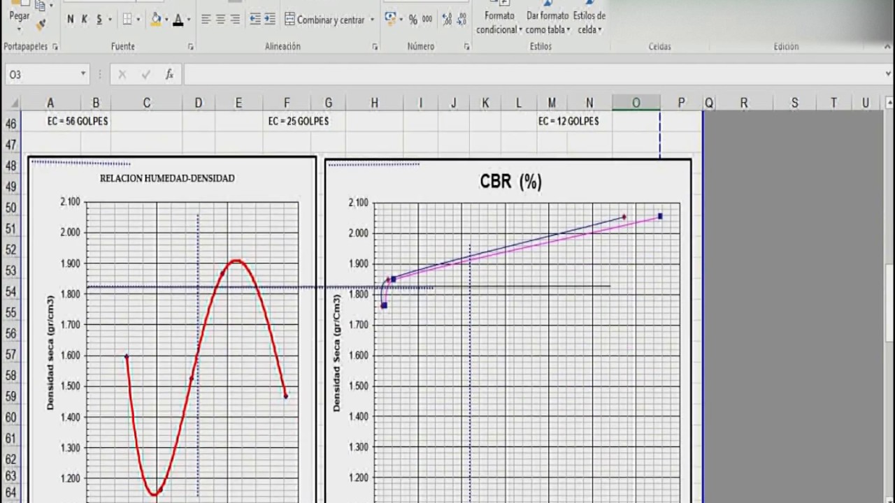 DESCARGA EXCEL - PARA CALCULAR EL CBR PARA PAVIMENTOS - YouTube