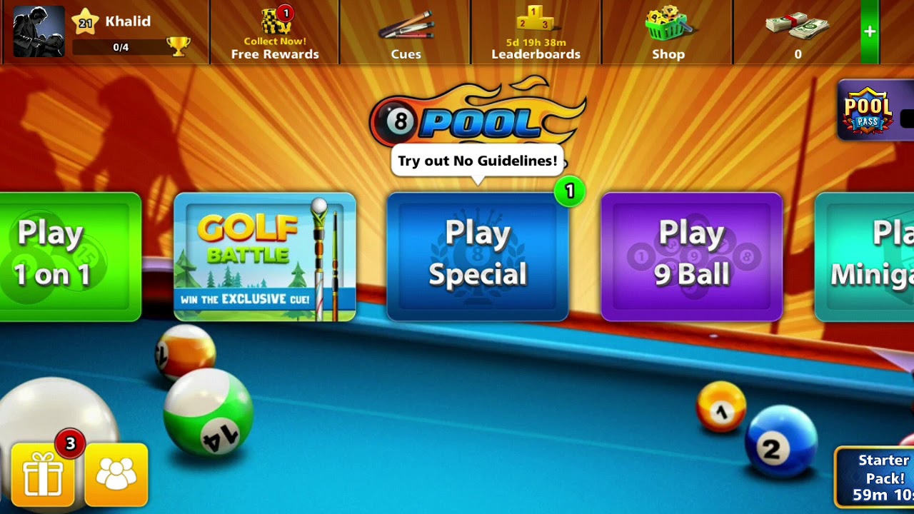 8 Ball Pool First Gameplay - YouTube