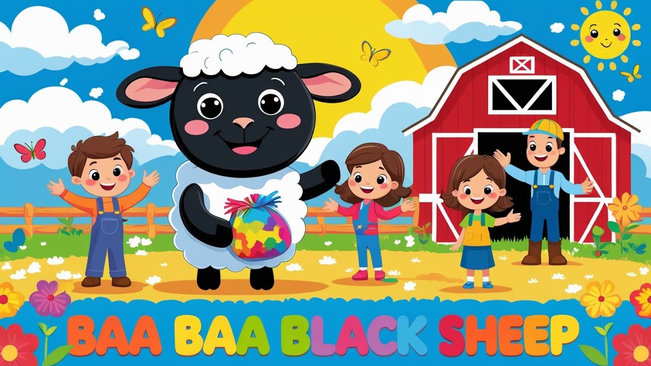 Baa Baa Black Sheep | Nursery Rhymes for Kids | Popular Baby Songs ...