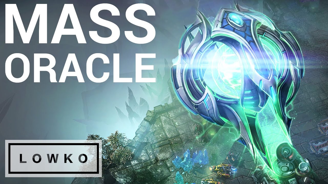 StarCraft 2: MASS ORACLE In A Pro Game?! - YouTube