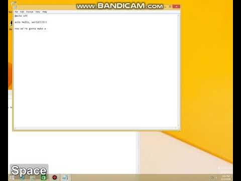 How To Make simple batch file! (commands are explained!) - YouTube
