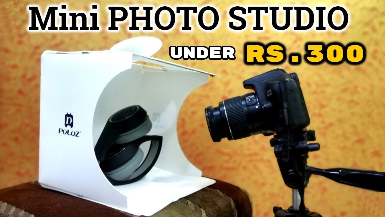 Mini Photo Studio Under Rs.300 in INDIA | Puluz - YouTube