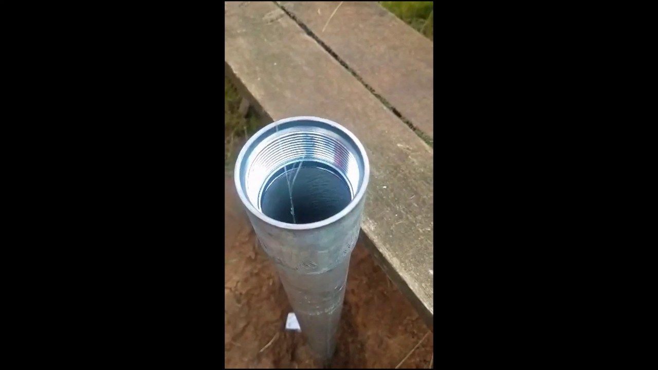 Let's hand drive a well - YouTube