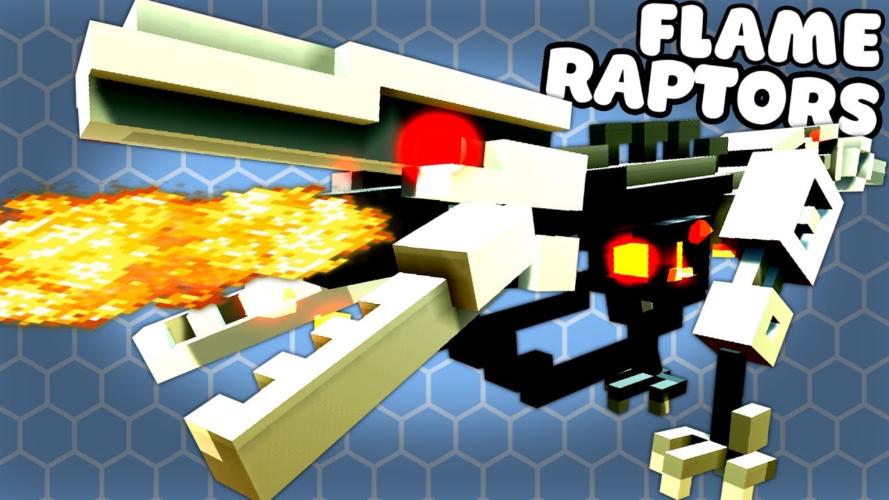 FLAME RAPTOR CHALLENGE - Clone Drone in the Danger Zone Gameplay - YouTube