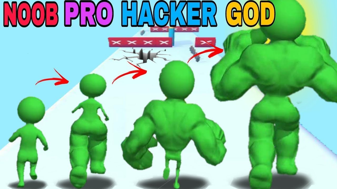 NOOB vs PRO vs HACKER vs GOD In Strength Shifter 3D_ 2024 - YouTube