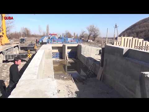 Qaraçay üzərində yeni kanallar və sudurulducu qurğu quraşdırılıb
