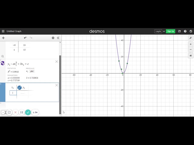 Quadratic Regression Desmos Millones De Productos Que Cómo Hallar Una