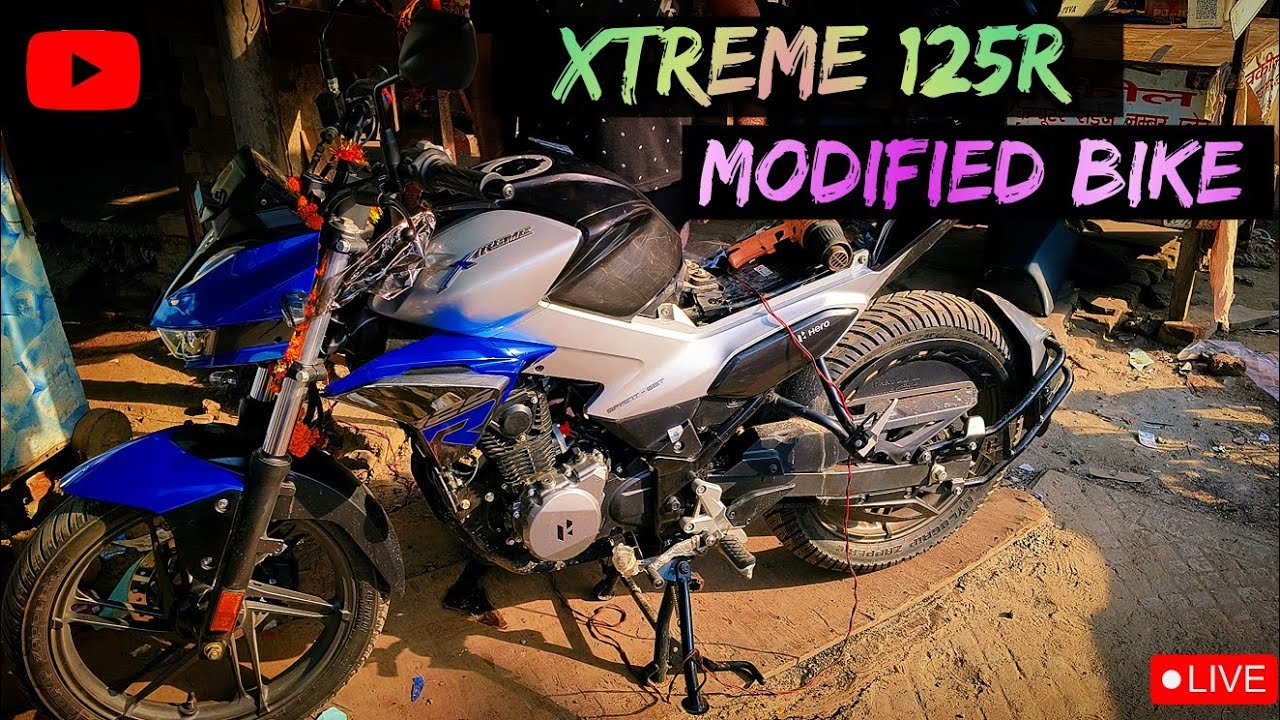 Hero Xtreme 125r Modified Bike | Lamination, Youtube channel Xtreme ...