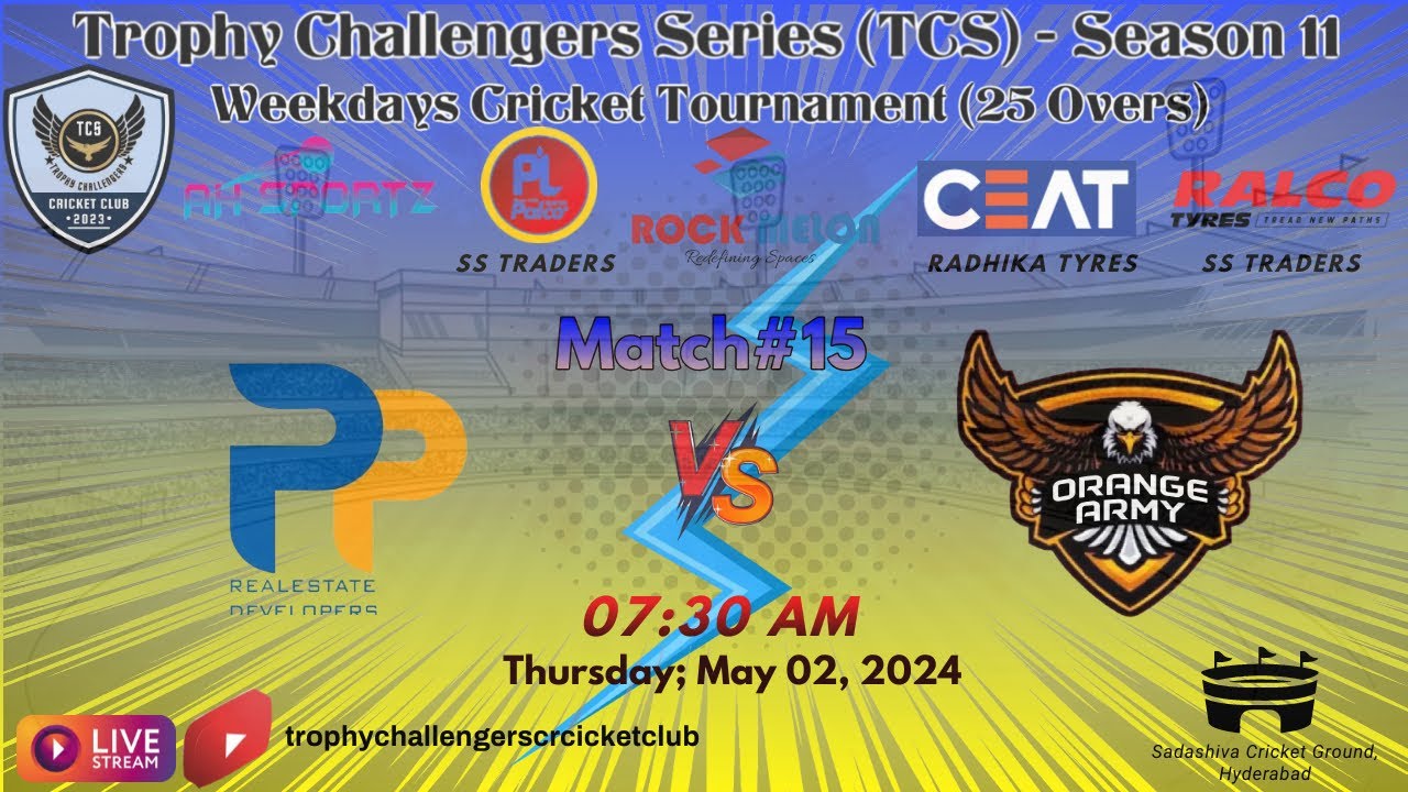 Trophy Challengers Series (TCS): Season 10| Match#15 | PP Developers vs ...