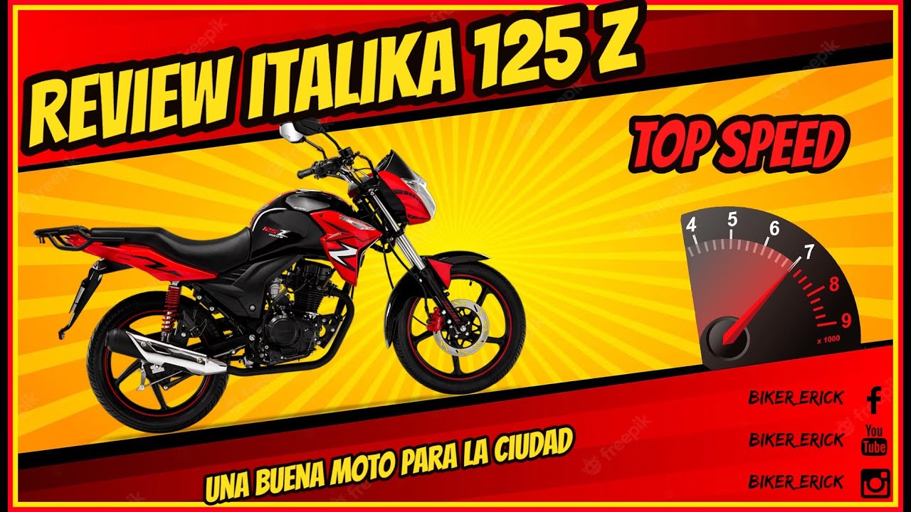 Italika 125z Review y Top Speed: Una excelente moto - YouTube