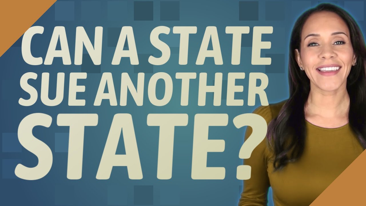 Can a state sue another state? - YouTube