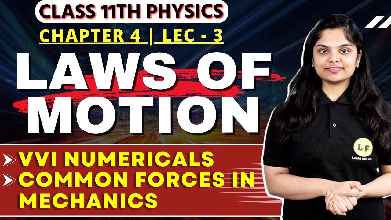 Laws of Motion Class 11 Physics | Common Forces in Mechanics | Most ...