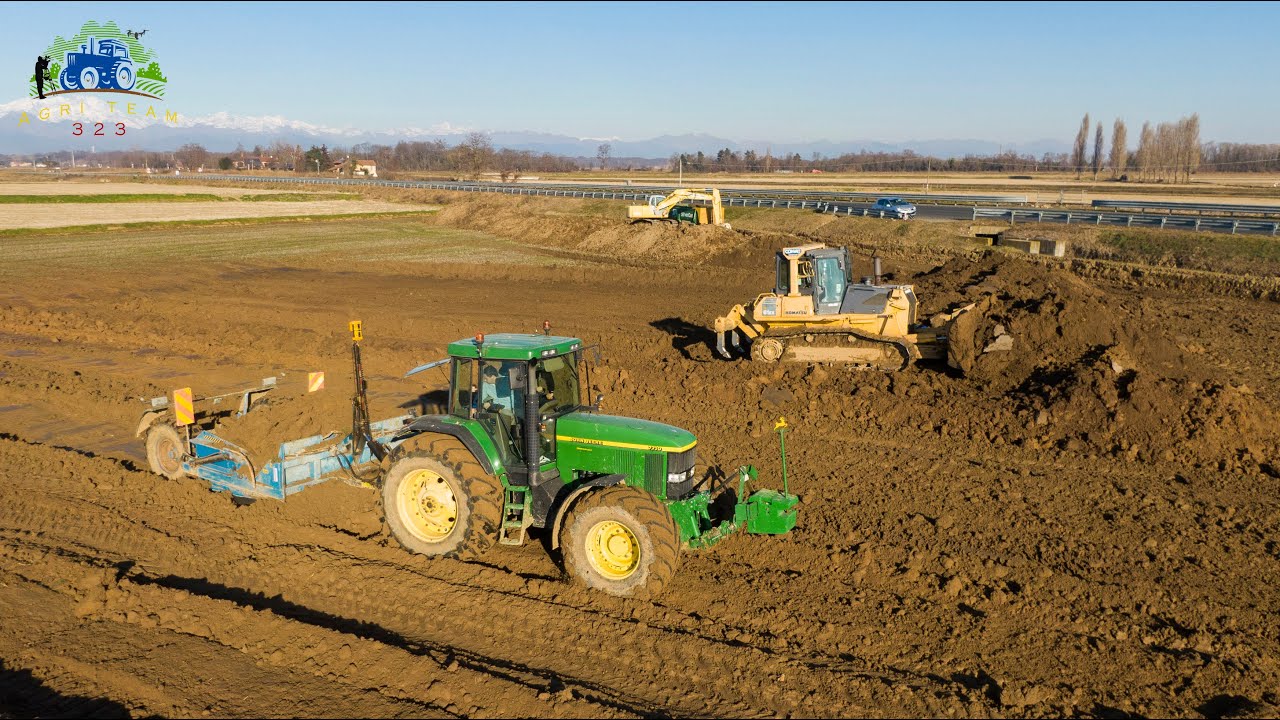 SOUND | John Deere 7710 - Scraper Fontana - Komatsu D61Ex | Sbancamento ...