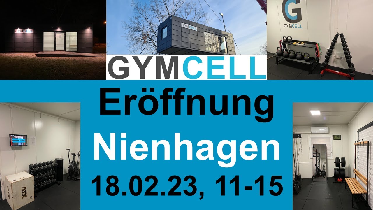 Eröffnung GymCell Nienhagen 18.02.2023 - YouTube