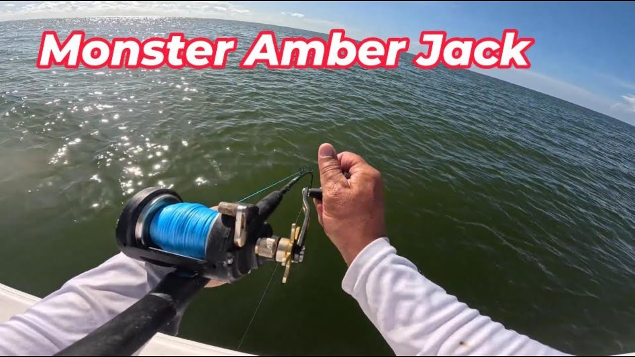 We Hooked a Giant Amberjack in the Deep Gulf! 120 Mle Offshore Fishing ...