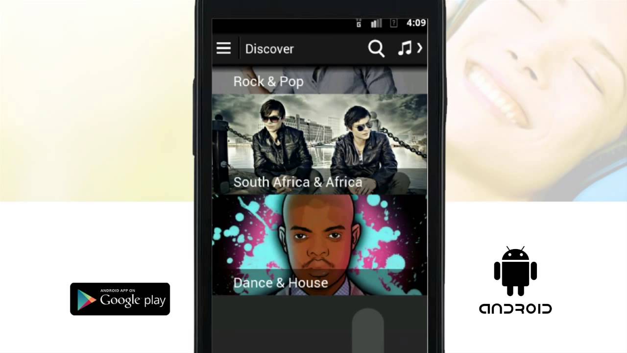 Navigating the discover page on an Android handset - YouTube