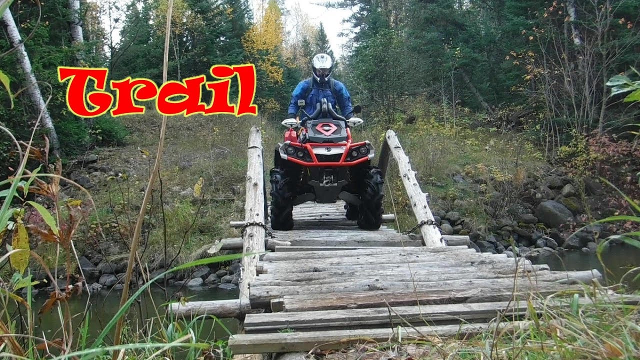 Can Am Outlander XMR 850 ATV Riding Best Trails Northwestern Ontario ...