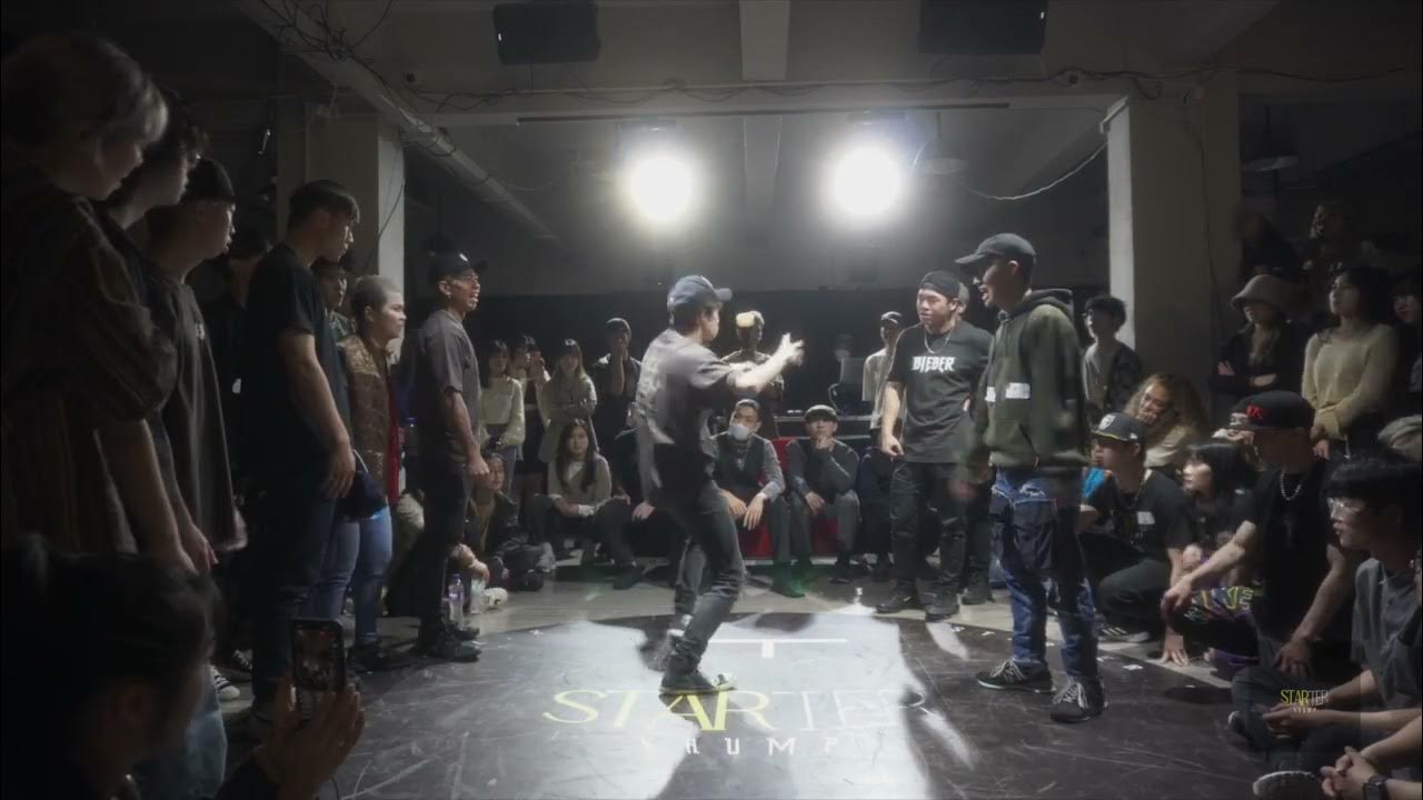 Starter of Krump Vol.2 Rookie 1 on 1 Top 8 Kid Inaura vs Lil Hoax - YouTube