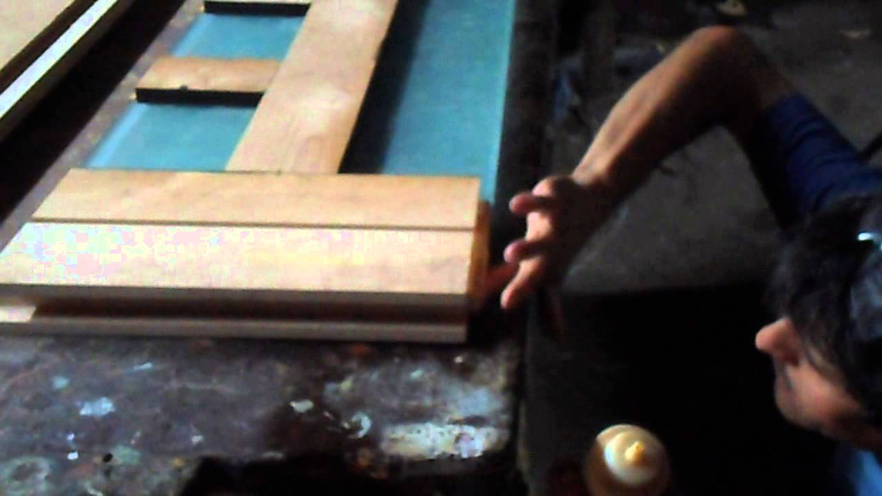 Carpintería - Como hacer puerta principal moderna sencilla Pt4 - YouTube