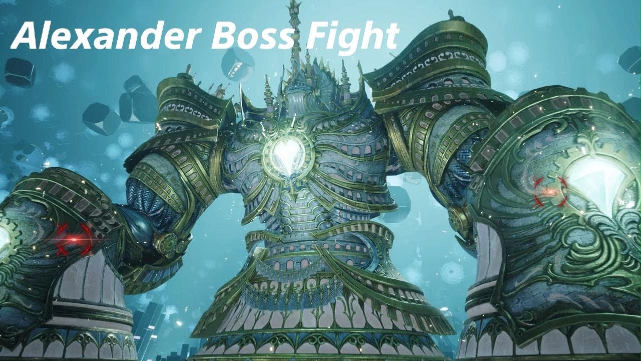 Alexander Boss Fight Full Might FINAL FANTASY VII REBIRTH - YouTube