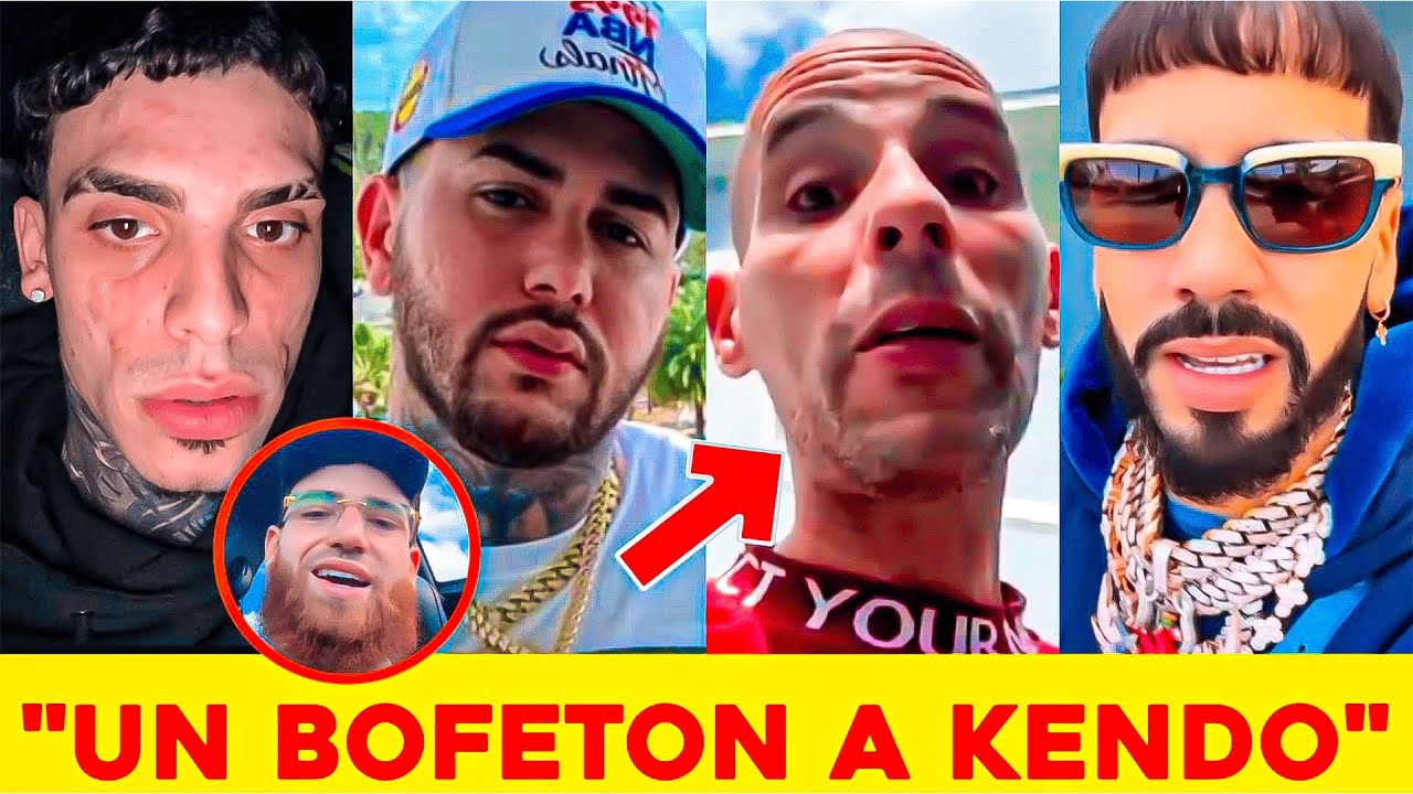 GUERRA 🔥 WHITE BEAR BOFETON a KENDO? LE TIRA a ANUEL y LUAR PIDE ...