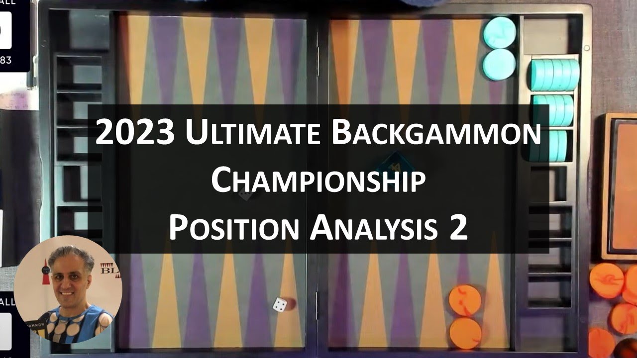 2023 Ultimate Backgammon Championship Position Analysis 2 (see error in the description) - YouTube