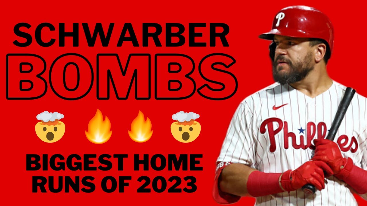 SCHWARBOMBS!! Kyle Schwarber's Biggest Home Runs of 2023 - YouTube