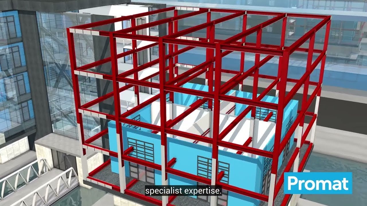 Promat Protection des structures - Protection contre l'incendie - YouTube