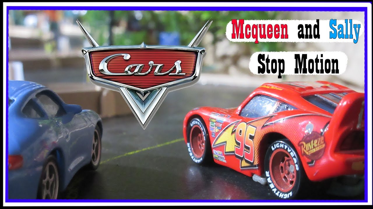 Cars - McQueen and Sally - Stop Motion - YouTube