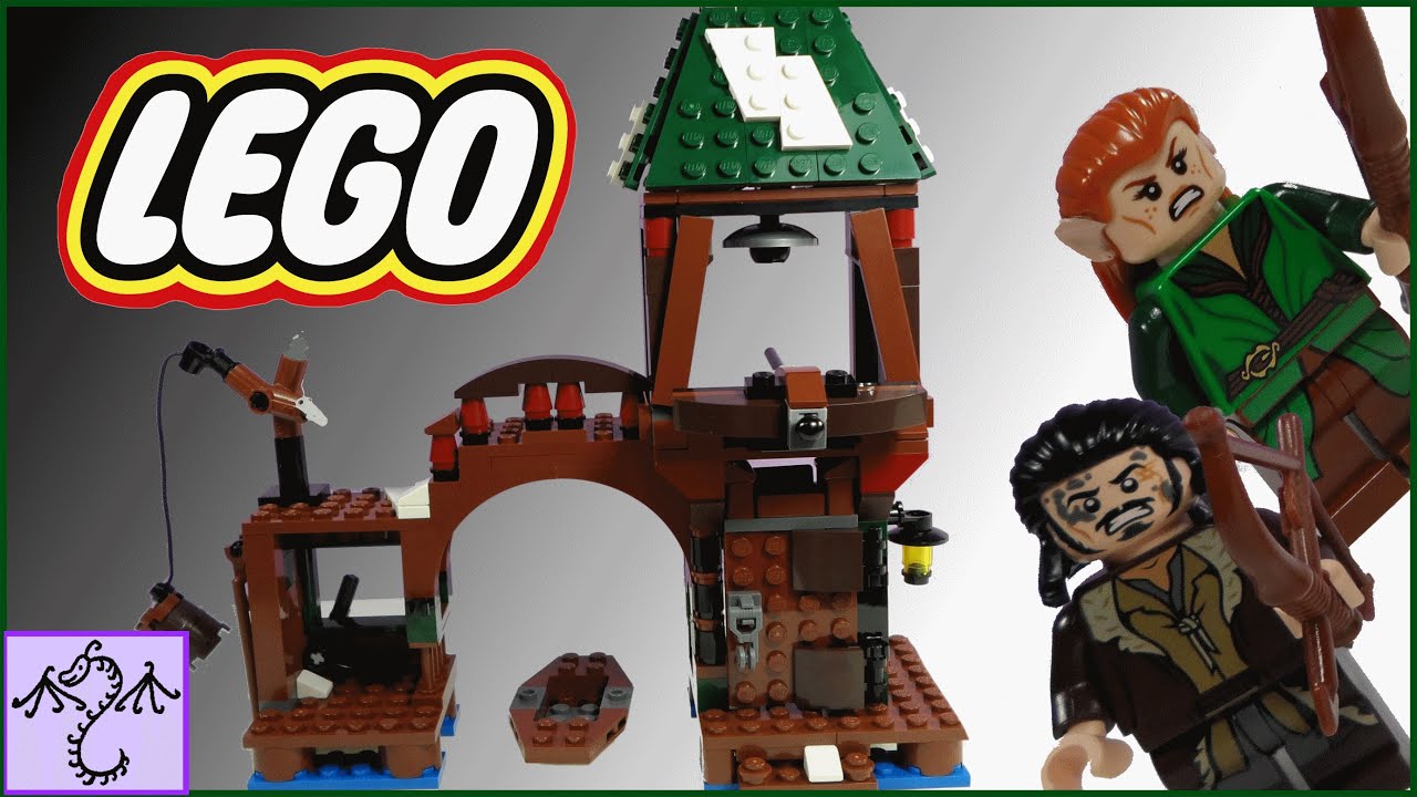 LEGO the Hobbit Attack On Lake-Town Stop Motion Build & Review - YouTube