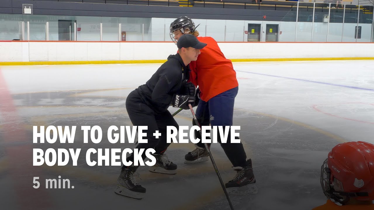 How to Give + Receive Body Checks - YouTube