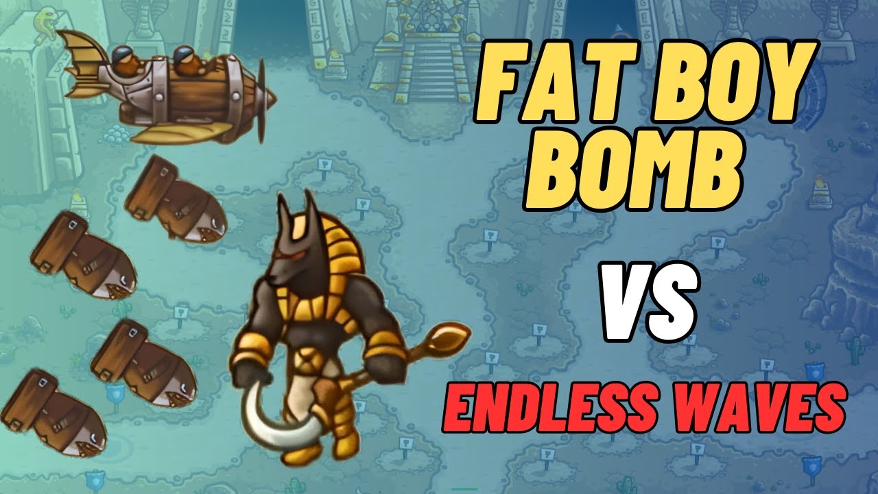 Kingdom Rush Frontiers: How far can you get with the fat boy bomb in ...