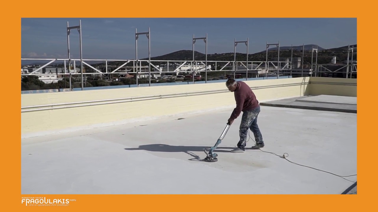 Μονωση Ταρατσας Durosol Light Roof - YouTube