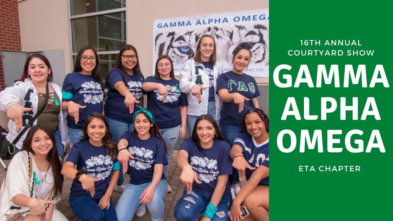 Gamma Alpha Omega At 16th Annual Courtyard Show - YouTube