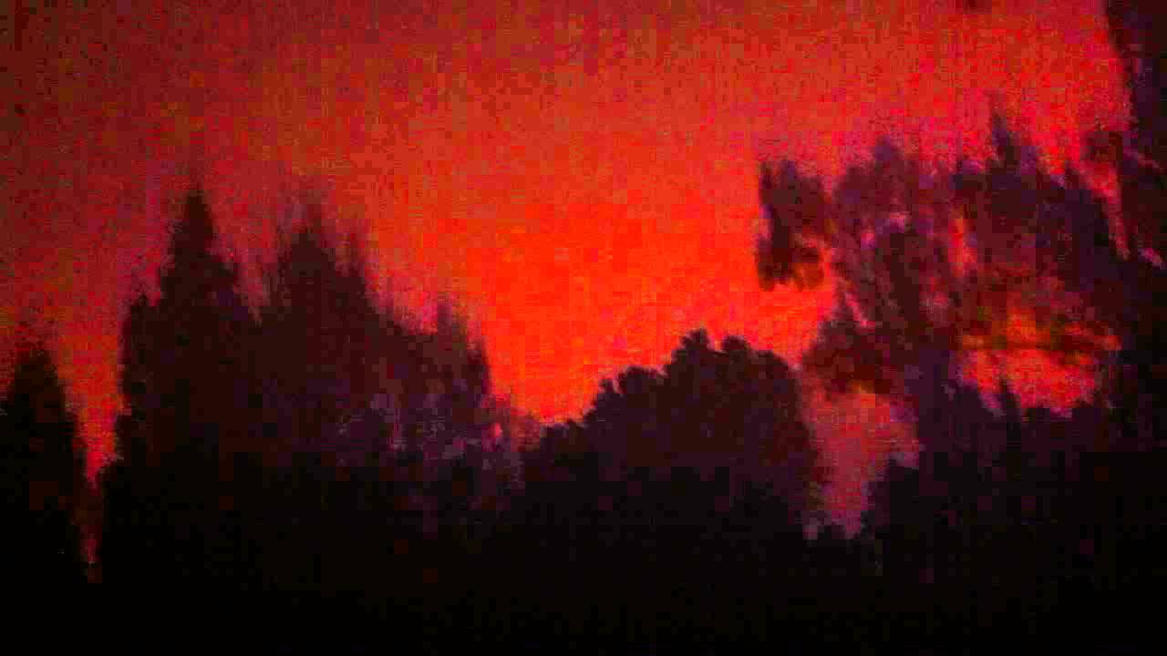 RED SKY AT MIDNIGHT & FULL MOON - OCT. 9 , 2014 - YouTube