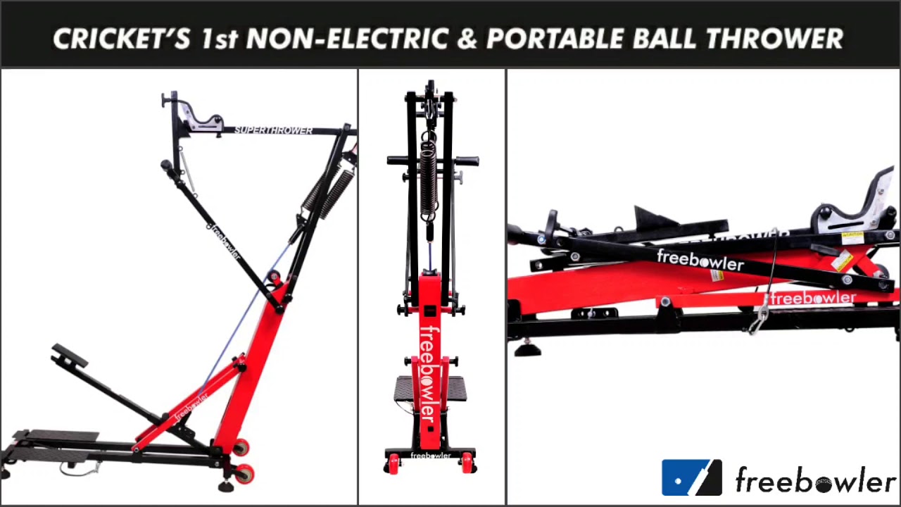 All About Cricket's 1st Non-Electric Portable Bowling Machine ...