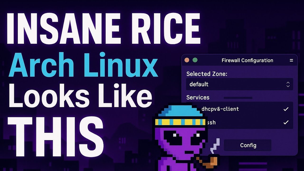 The Cleanest Arch Linux Hyprland Setup You've Ever Seen! - YouTube