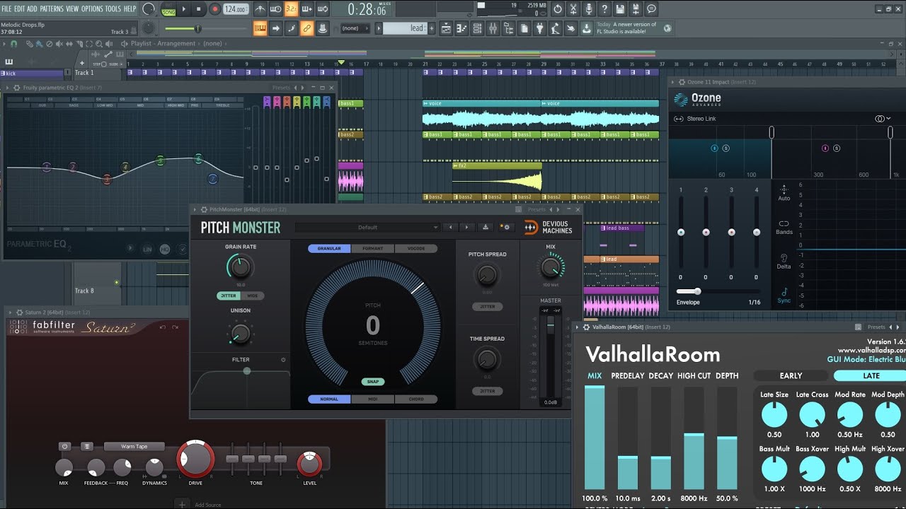 Melodic Techno Tutorial - FL Studio (FLP & Serum Preset) FREE MIDI ...