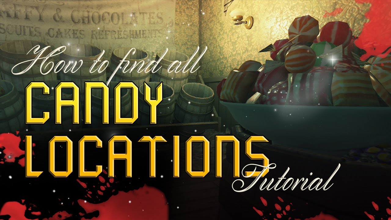 Black Ops 2 Zombies - Buried! How to Find All Candy Spawn Locations (Guide) - YouTube