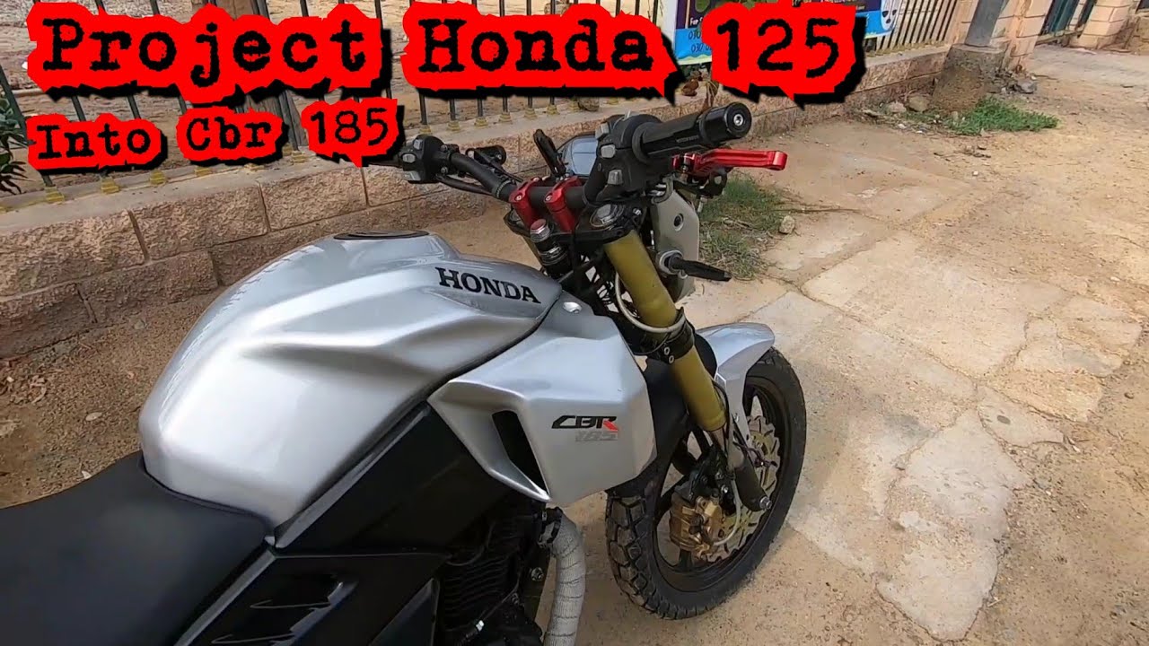Project honda Cg Delux 125 into Cbr 185 - YouTube