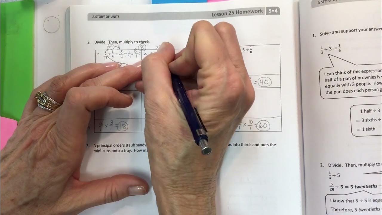 Eureka math grade 5 module 4 lesson 25 homework - YouTube