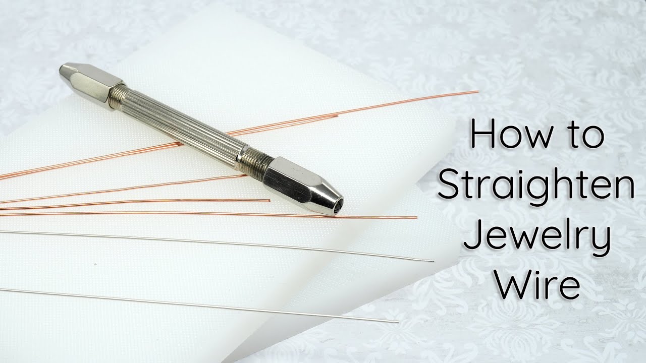 How To Straighten Jewelry Wire - Wire Wrapping Quick Tip - YouTube