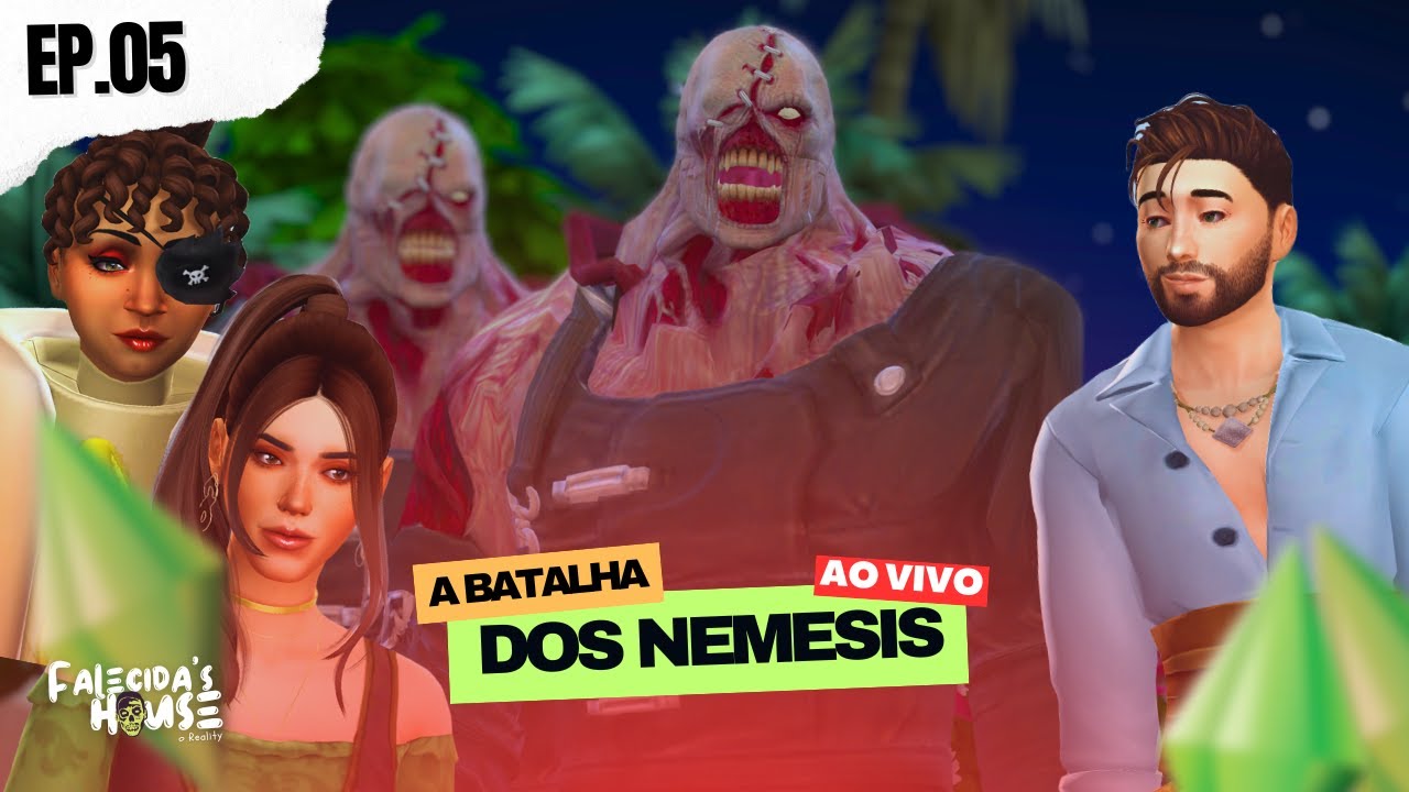 🔴 AO VIVO | 2.05 FALECIDA'S HOUSE | A BATALHA DO NEMESIS | THE SIMS 4 ...