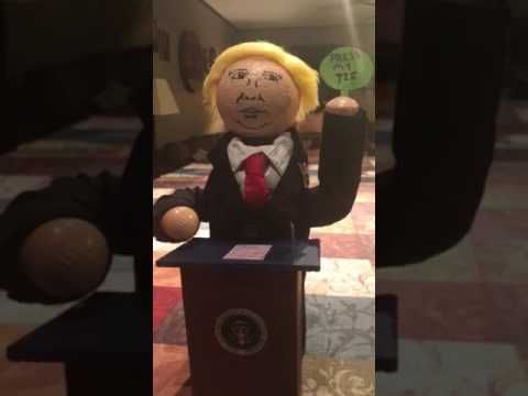 Liv's 3rd grade Bottle Project, Donald J. Trump - YouTube