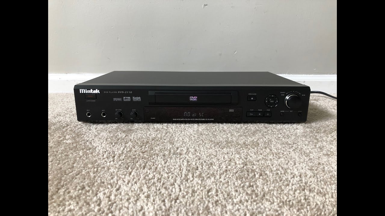 Mintek DVD-2110 Single DVD Compact Disc CD Player - YouTube