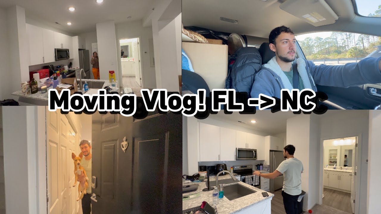 MOVING VLOG: move in day & apartment tour! - YouTube