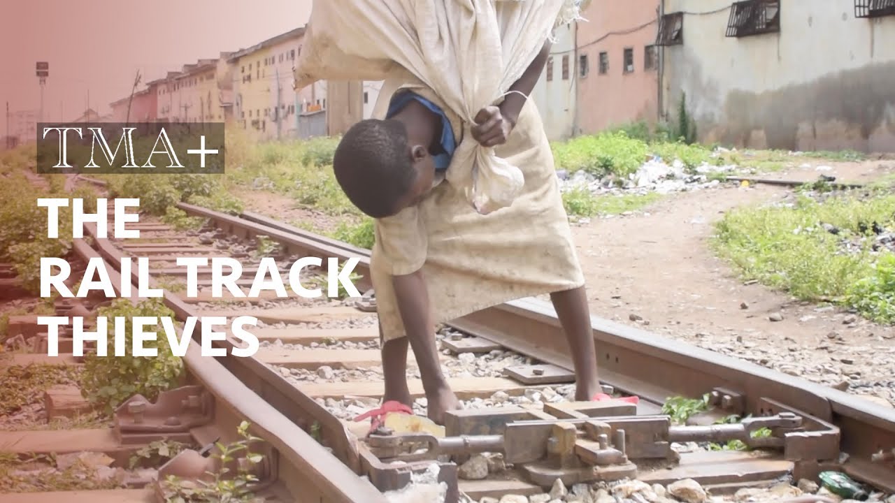 Why People Risk Their Lives To Steal Railway Tracks - YouTube