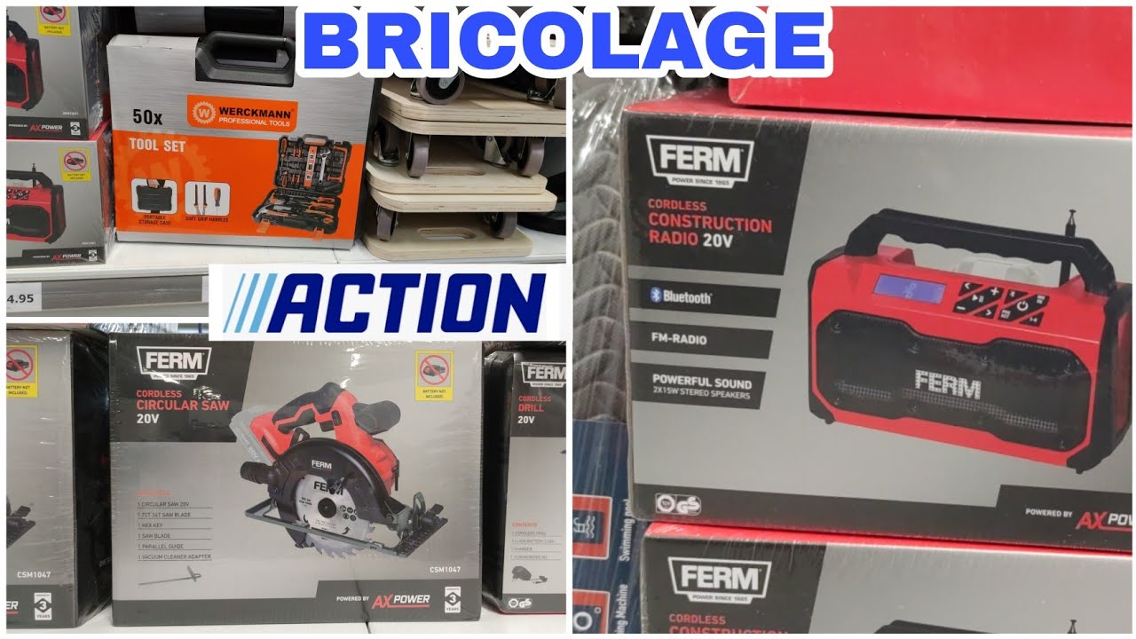 BRICOLAGE OUTILLAGE PAS CHER CHEZ ACTION - ACTION BRICOLAGE - YouTube