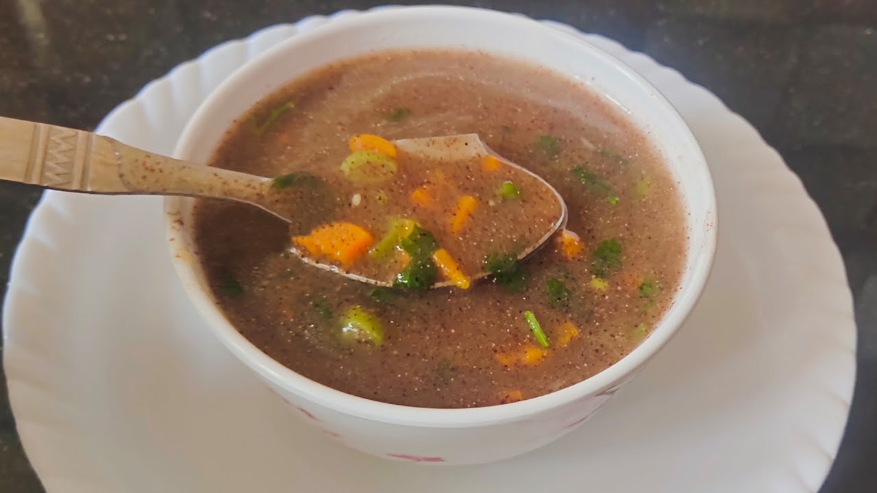 Ragi Soup/Perfect Weight Loss Recipe/Diet Recipe/Finger Millet Soup ...